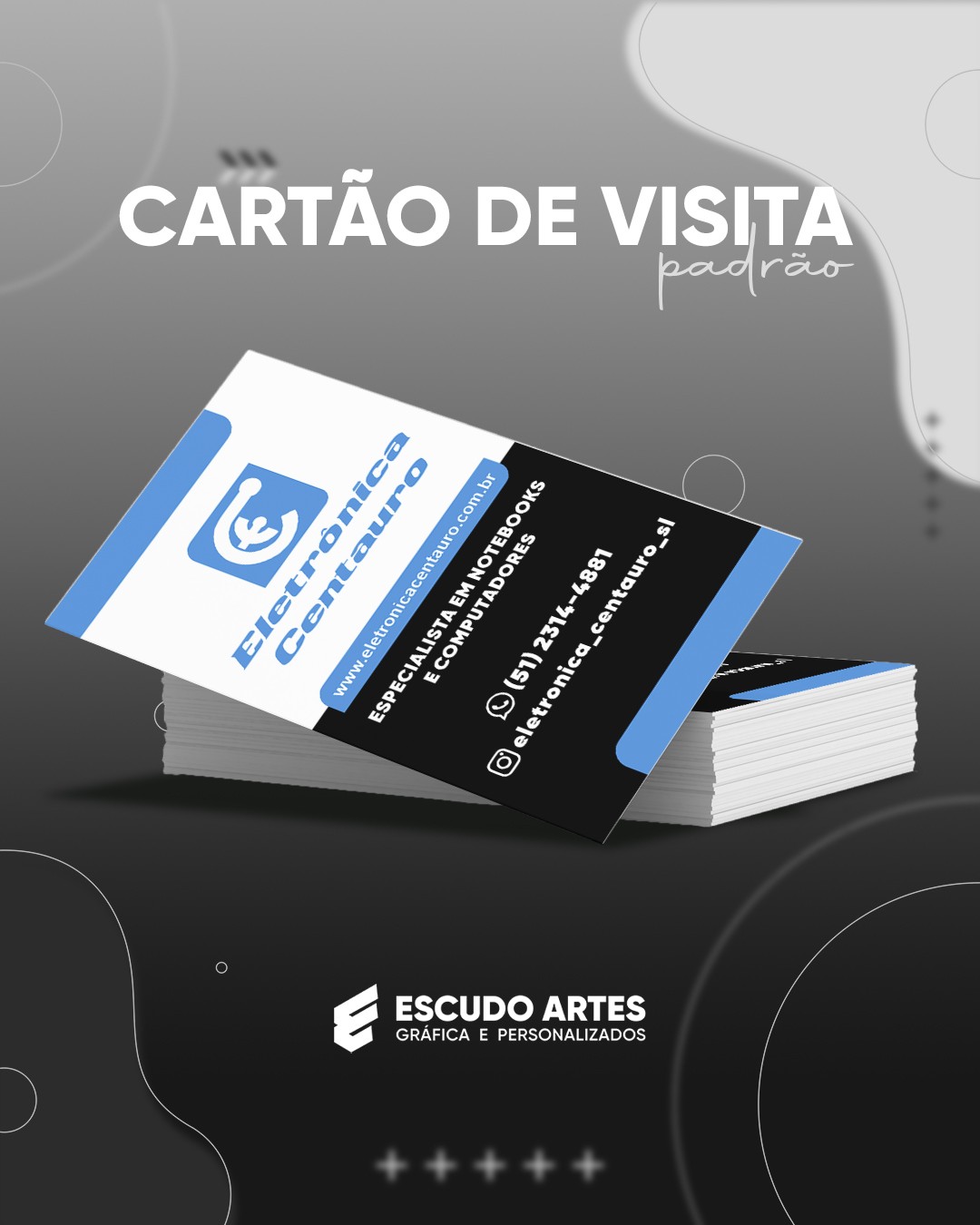 Cartão de Visita Fotográfico 230g