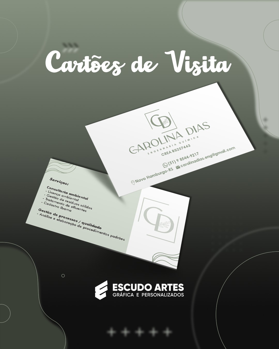 Cartão de Visita Fotográfico 260g